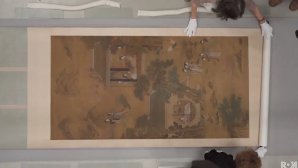 Conserving Two Ancient Chinese Scroll Paintings | Royal Ontario Museum